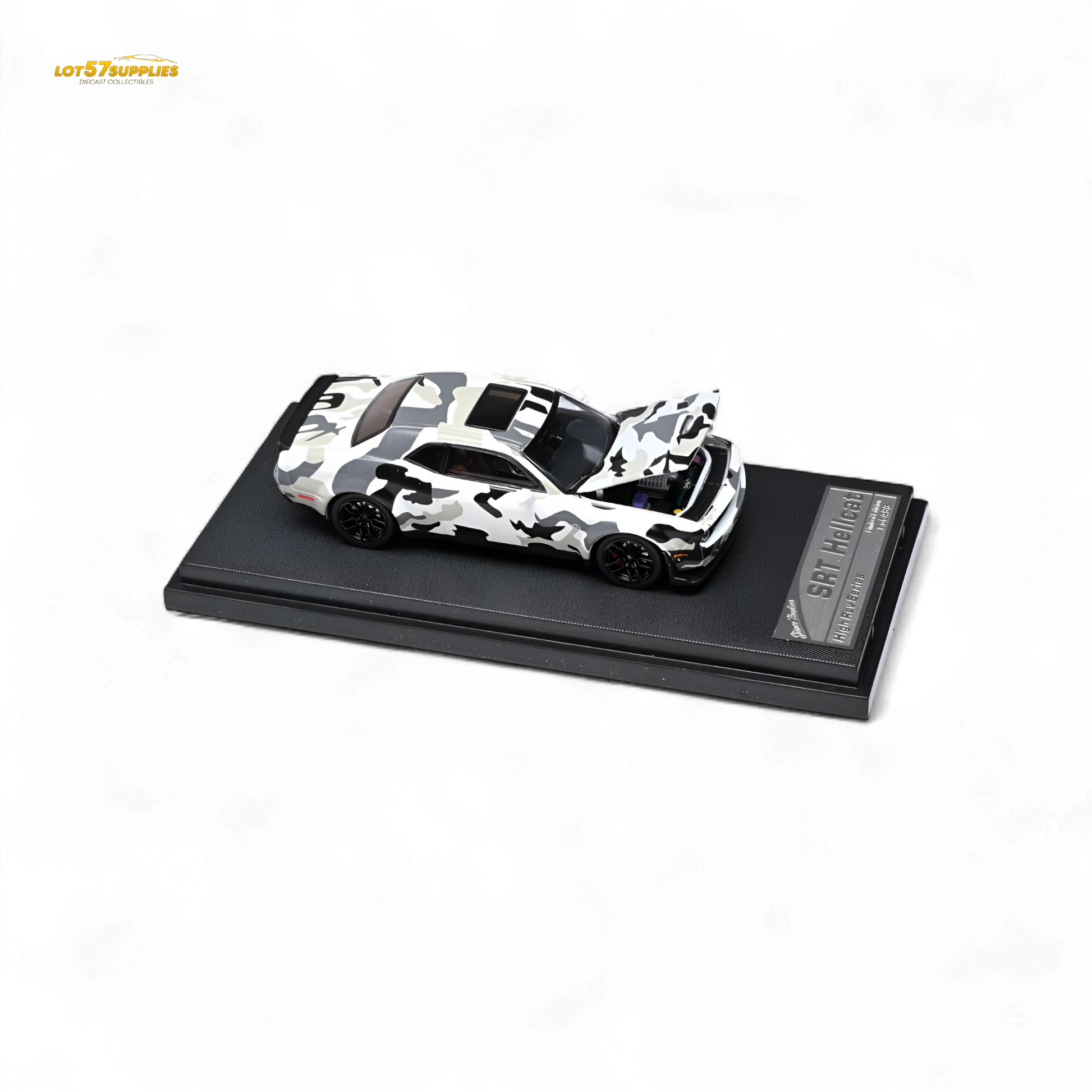 (Pre-Order) Stance Hunters Dodge Challenger SRT Hellcat Arctic Camo 1: ...