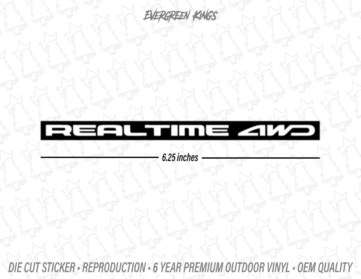 REALTIME AWD Honda Sticker | Evergreen Kings