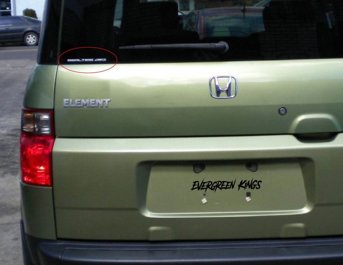 REALTIME AWD Honda Sticker | Evergreen Kings