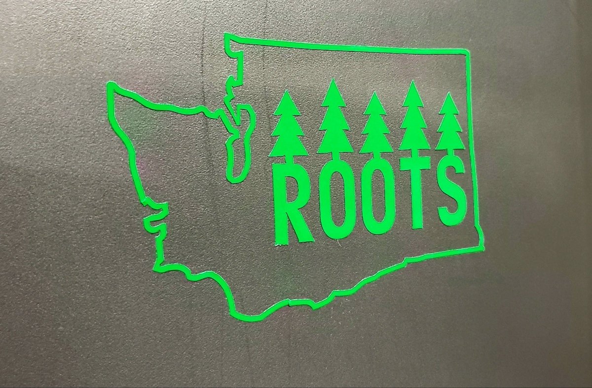 Washington State Roots Decal | Evergreen Kings